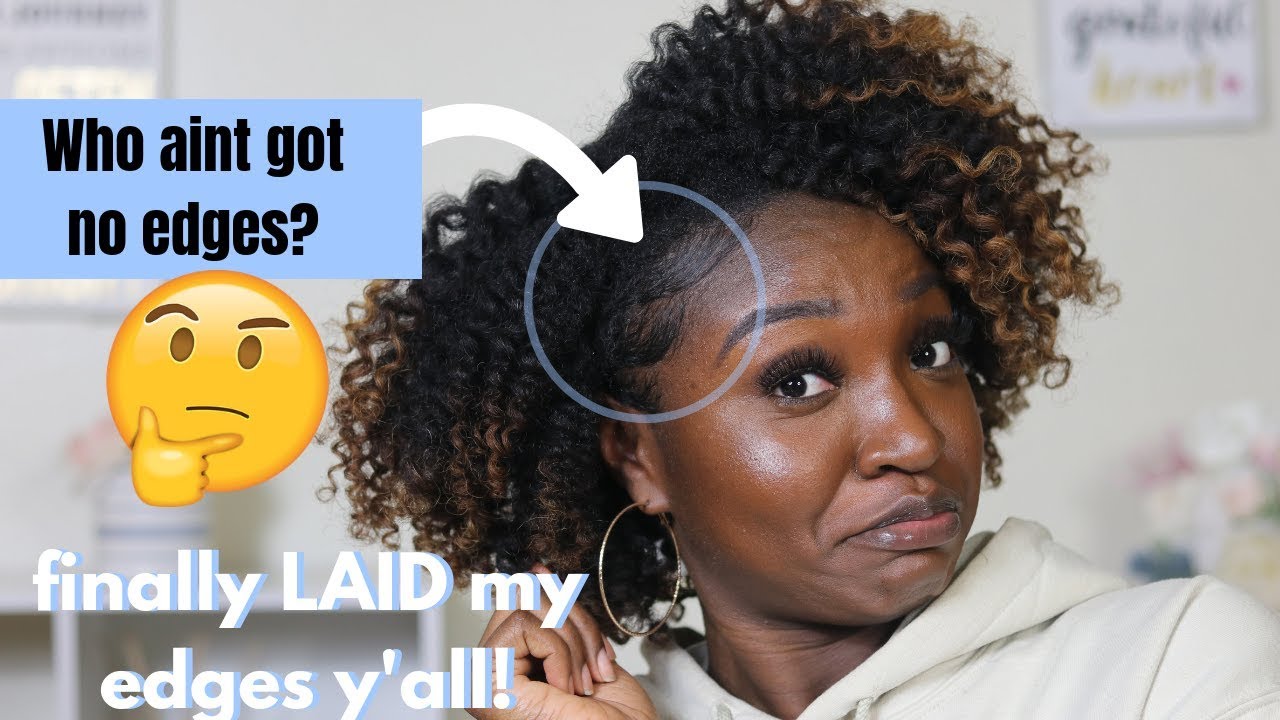 How I Lay My Edges | UPDATED Video - YouTube