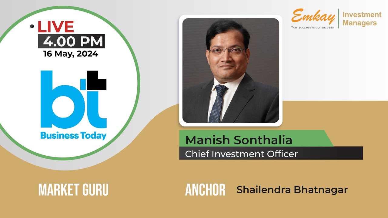 Manish Sonthalia Chief Investment Officer at EIML Live on Business ...