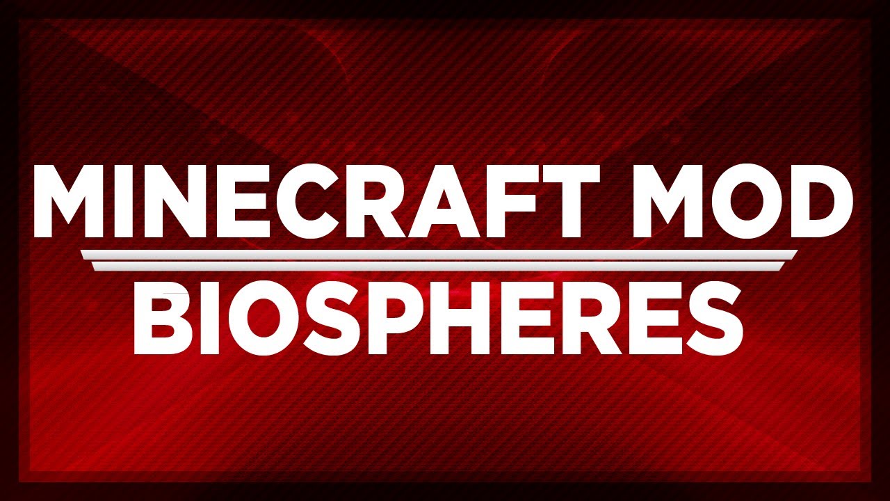 Minecraft Mod! - Biosphere Mod (Generated Worlds, Biomes in Spheres ...