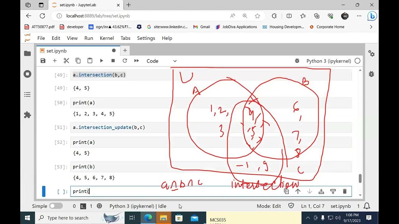 Set Frozenset Datatype Python And Methods Part 2 Youtube