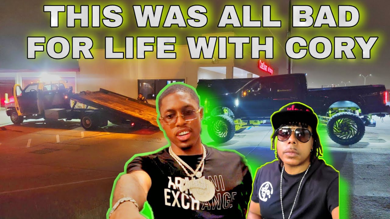 LIFE OF COREY BLEW UP HIS FORD F250 RACING A HELLCAT - YouTube