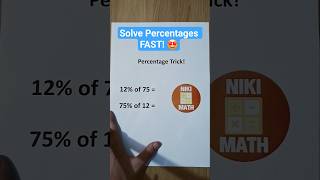 US Find Percentages In Seconds Percentage Problems Shortcuts Tricks ...