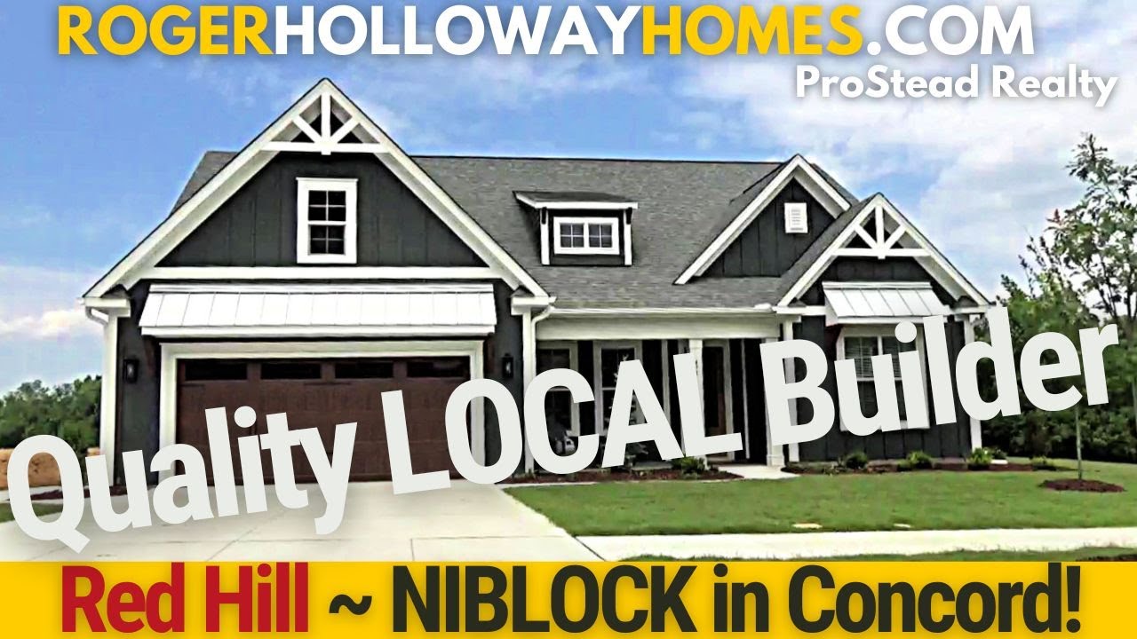 Tour RED HILL, a Concord NC New Homes Subdivision from Niblock Homes ...