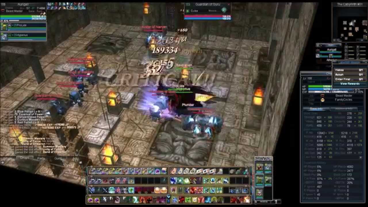 Rappelz [Epic 9] *Improved* Beast Master Cube Dungeon Run - YouTube