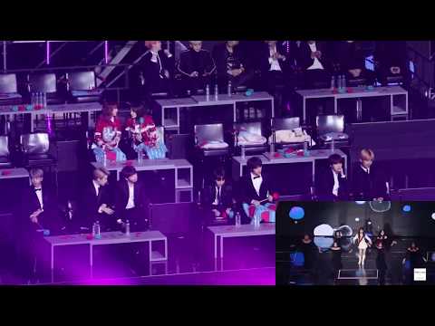190105 BTS reaction to Chung Ha at GDA 2018