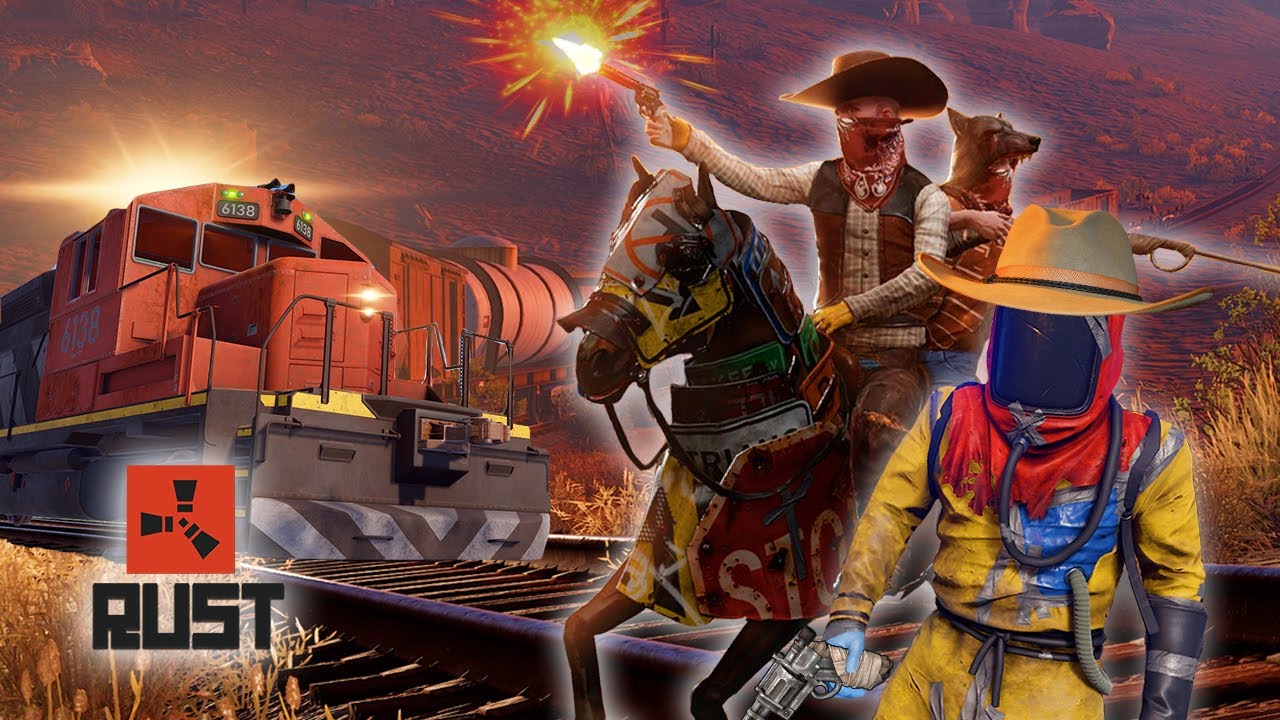 Rust's FIRST-EVER Train Robbery... - YouTube