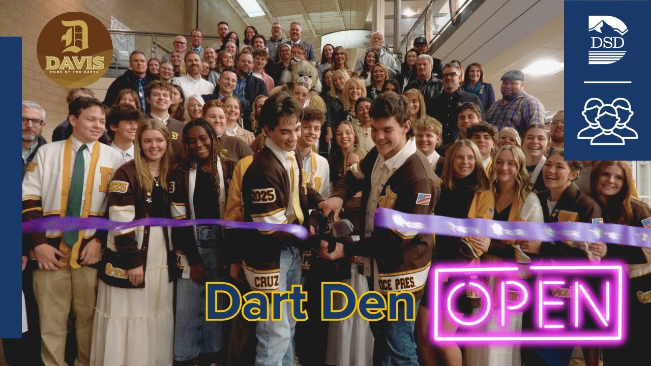 Davis High School Opens The "Dart Den" - YouTube