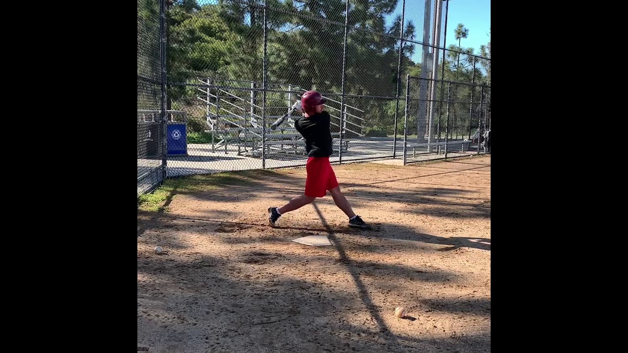 Kevin Sim Batting Practice - YouTube