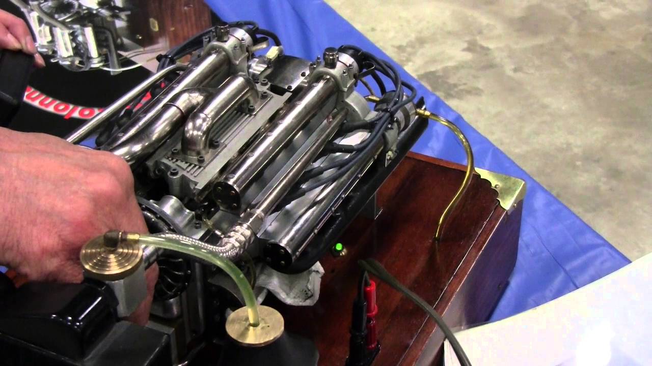 Quarter Scale Novi V8 Indy Car Engine By Ron Colonna - YouTube