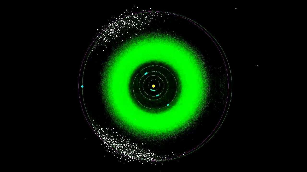Jupiter Trojan asteroid has unusual comet like tail Orbit animation ...