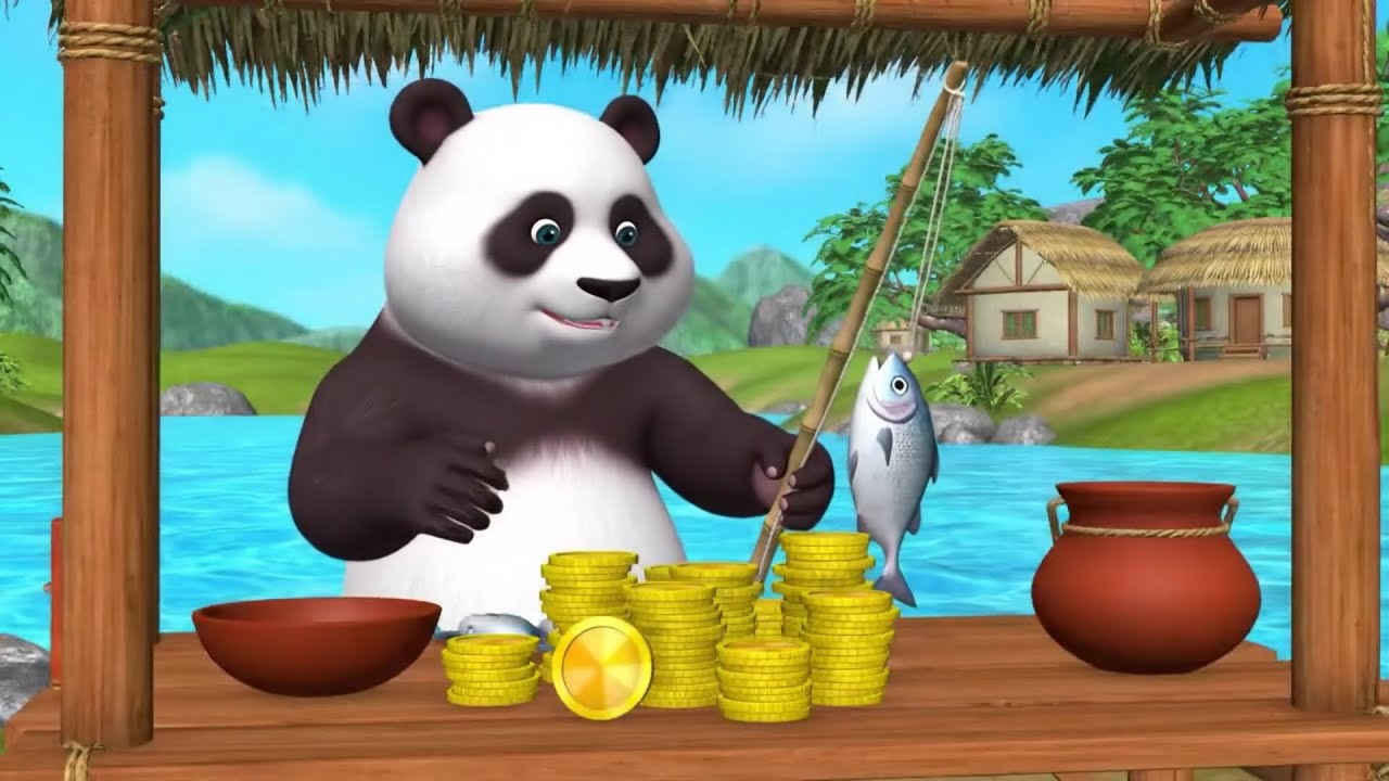 Poor Panda Becomes Rich 🐼💰 | Funny Story for Kids | Panda Finds ...