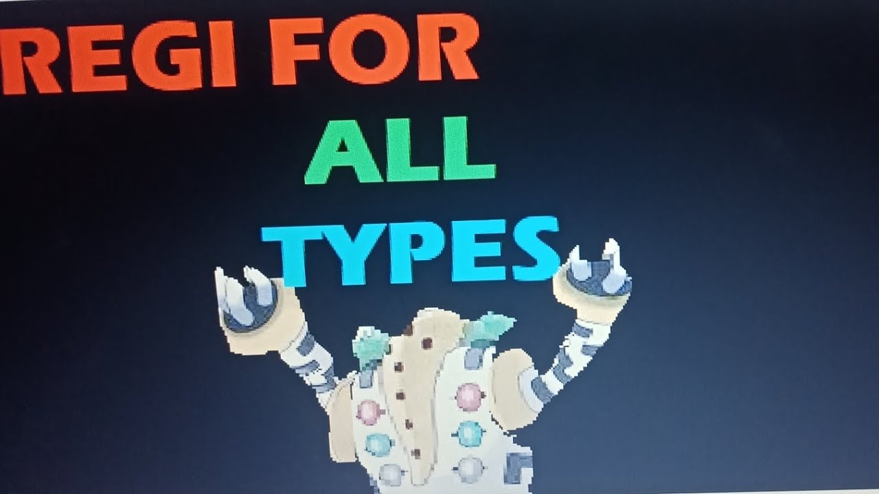 I made a regi for all types! - YouTube