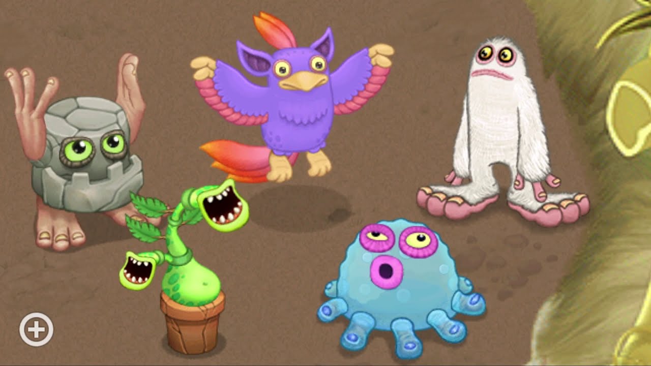 Tweedle, Mammott, Noggin, Potbelly & Toe Jammer Quintuple! - Gold ...