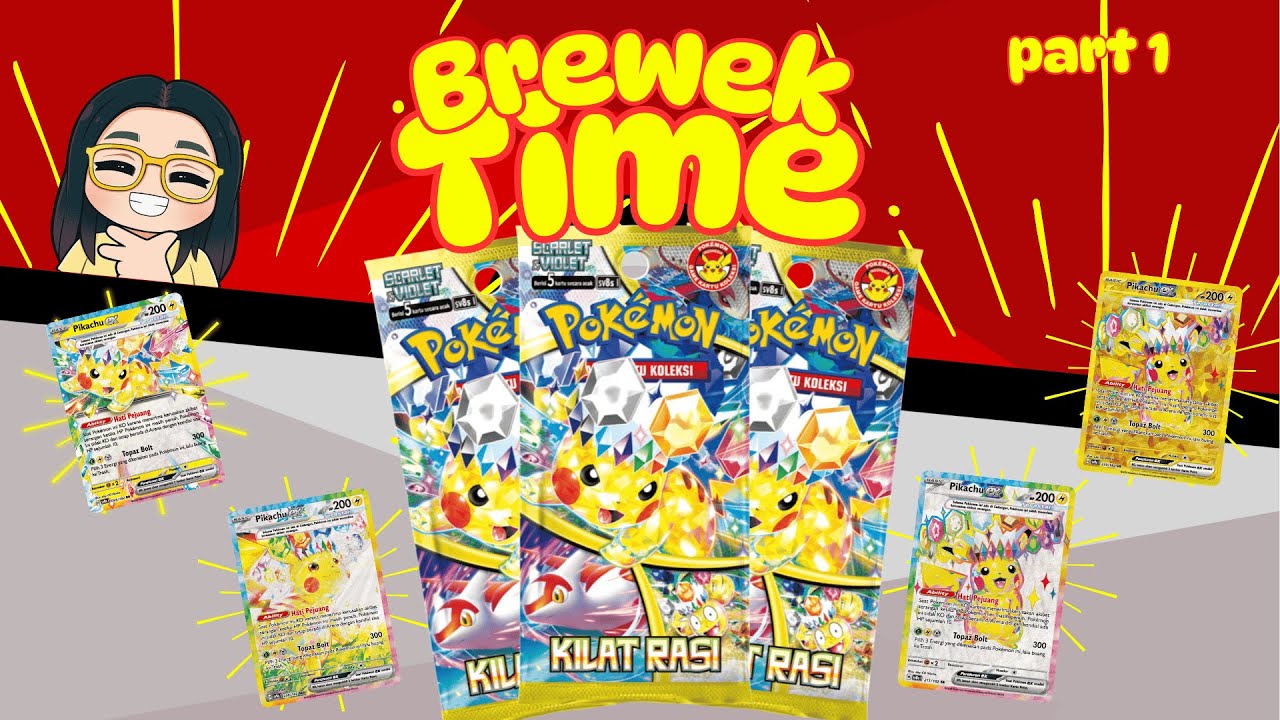 KHILAF DEMI MENCARI PIKACHU SAR?? Edisi Pokemon TCG Kilat Rasi Part 1 ...