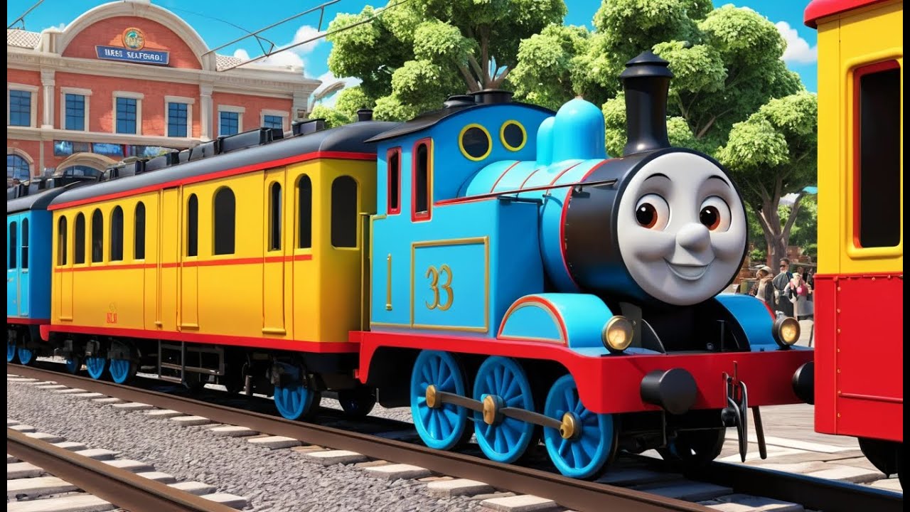 The Train on the Track Goes Choo Choo | Fun Nursery Rhyme for Kids ...