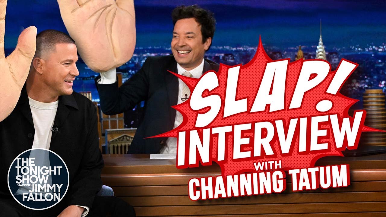 Slap! Interview with Channing Tatum | The Tonight Show Starring Jimmy ...