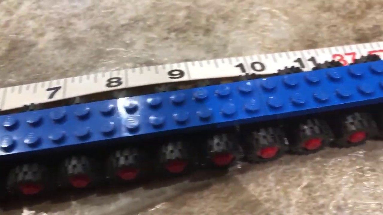 jumbo Lego wheel train - YouTube