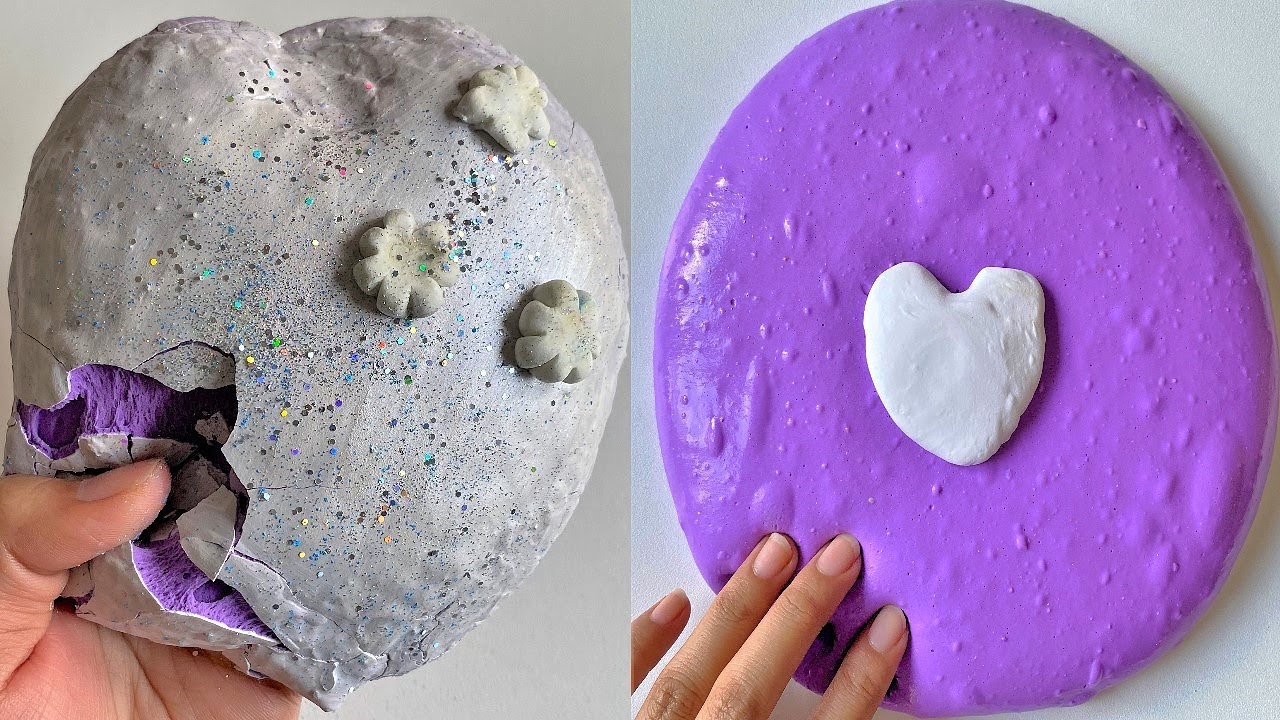 Plaster Clay Cracking & Slime ASMR Video #1116 - YouTube