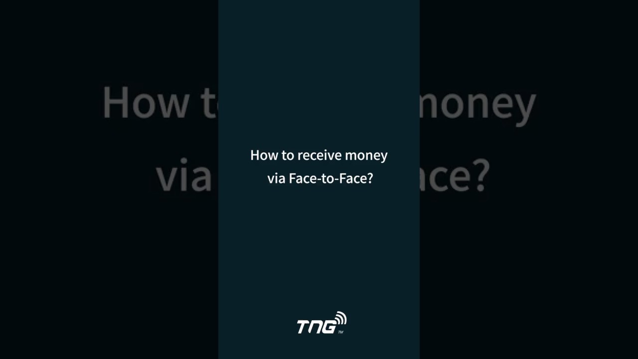 [TNG 4.0 Tutorial] How to receive money via Face-to-Face? - YouTube