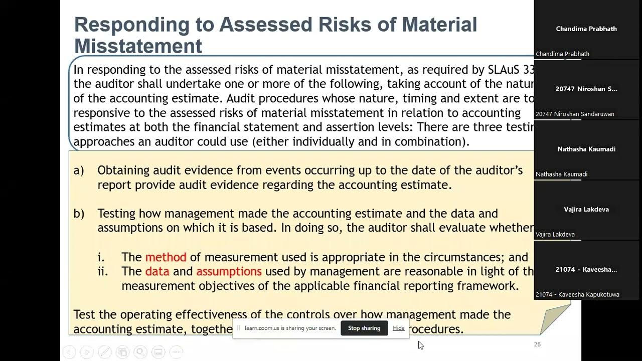 ACC 3340 Auditing and Assurance Services Lecture 31 05 2023 DA - YouTube ACC 3340 Auditing and Assurance Services Lecture 31 05 2023 DA - YouTube