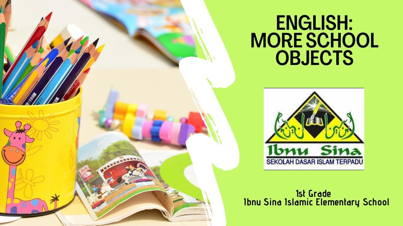 ENGLISH FOR 1st GRADE : MORE CLASSROOM OBJECTS - YouTube