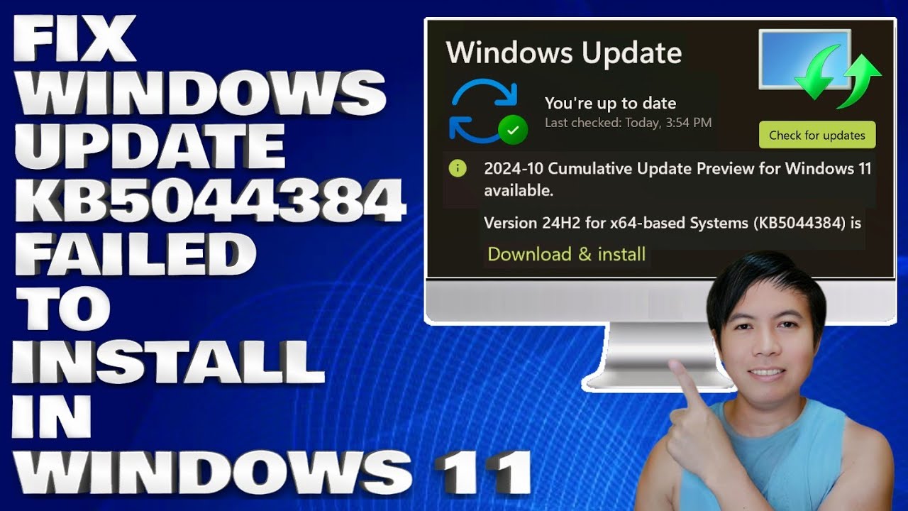 How To Fix Windows Update KB5044384 Failed To Install in Windows 11 ...
