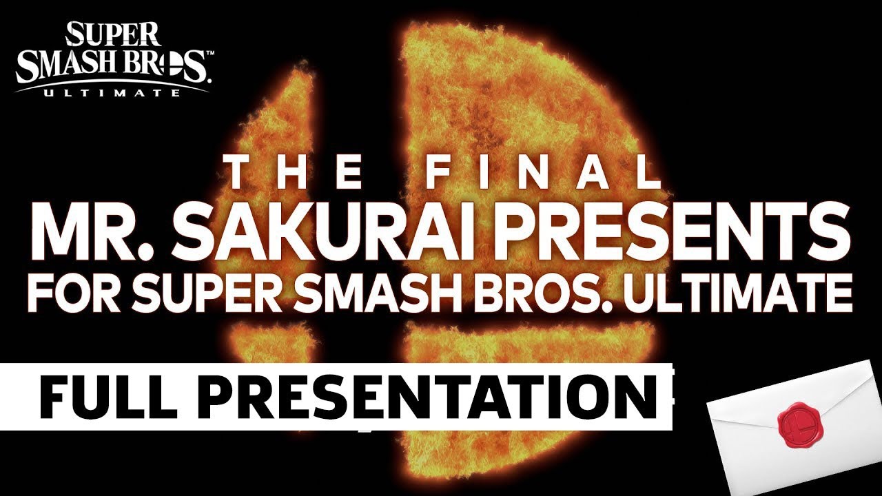 Super Smash Bros. Ultimate The Final Mr. Sakurai Presents Full ...