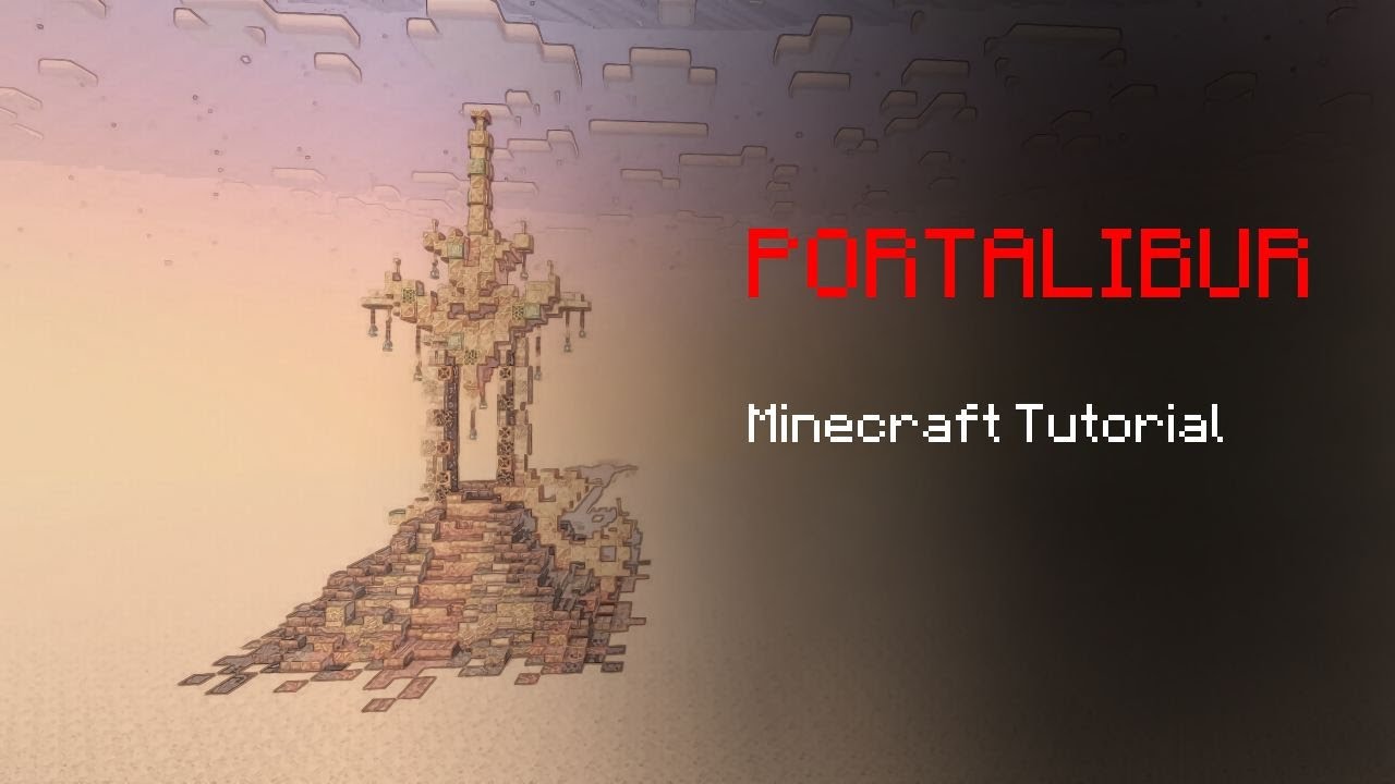 PORTALIBUR ⚔️ Tutorial on Building a Beautiful Portal in Minecraft ...