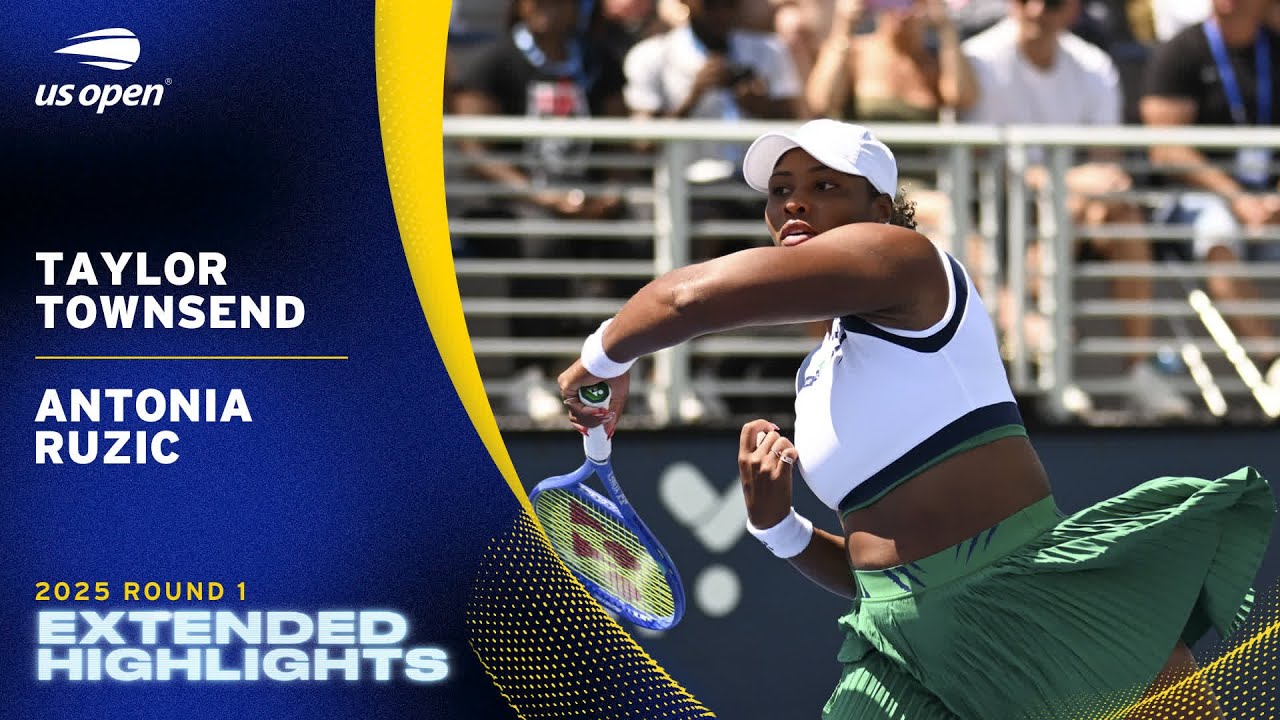 Taylor Townsend vs. Antonia Ruzic Extended Highlights | 2025 US Open ...