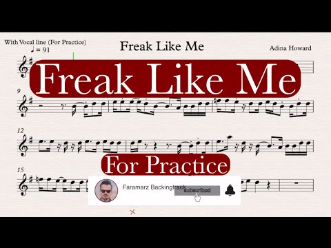 Freak Like Me - Adina Howard | Sheet music for Practice - YouTube