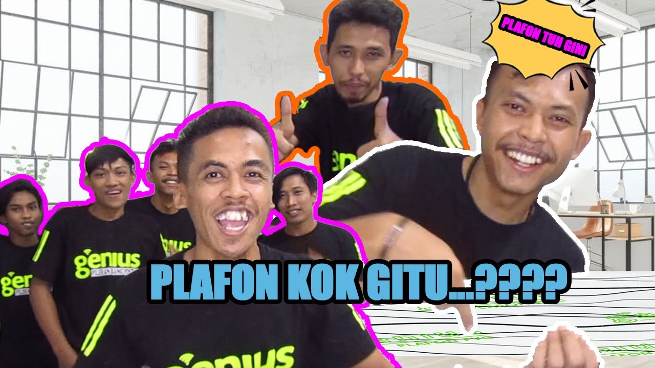 Plafon Kok Gitu??? - Kaya Plafon PVC GENIUS donggg..!!!! - YouTube