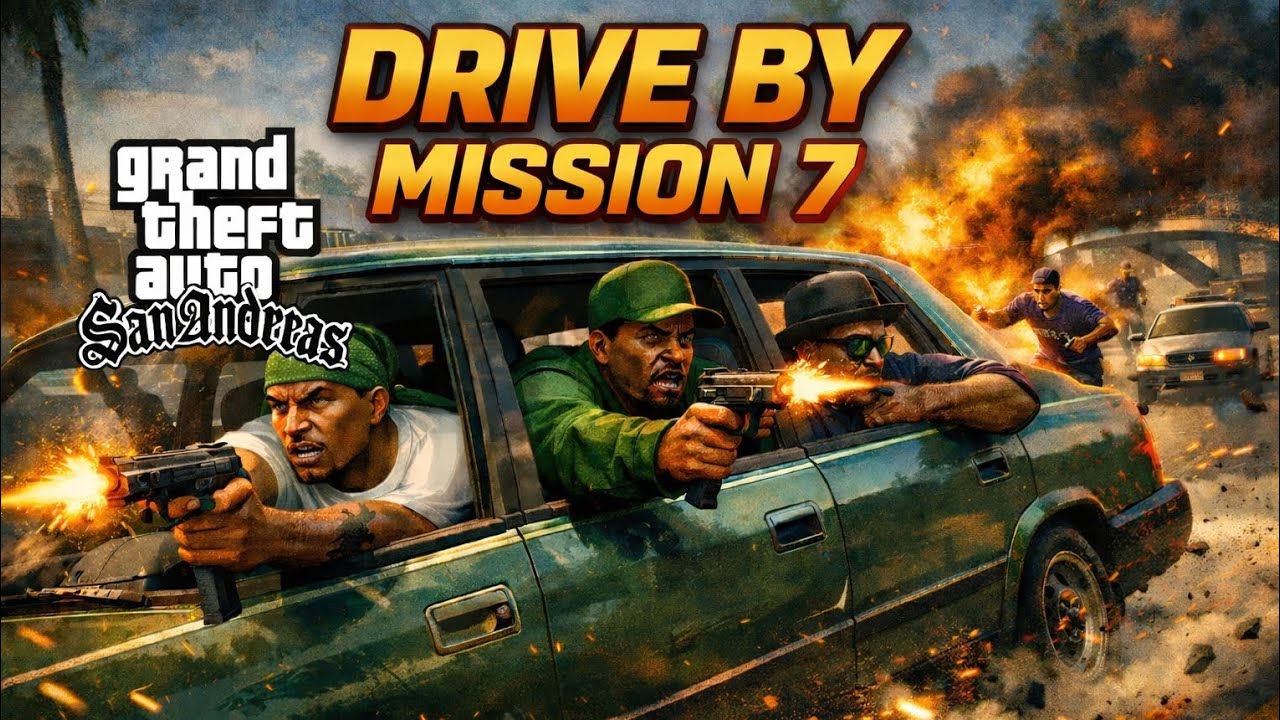 7th (DRIVE BY) mission of gta sanandreas game🎮 🥌 🏑 - YouTube