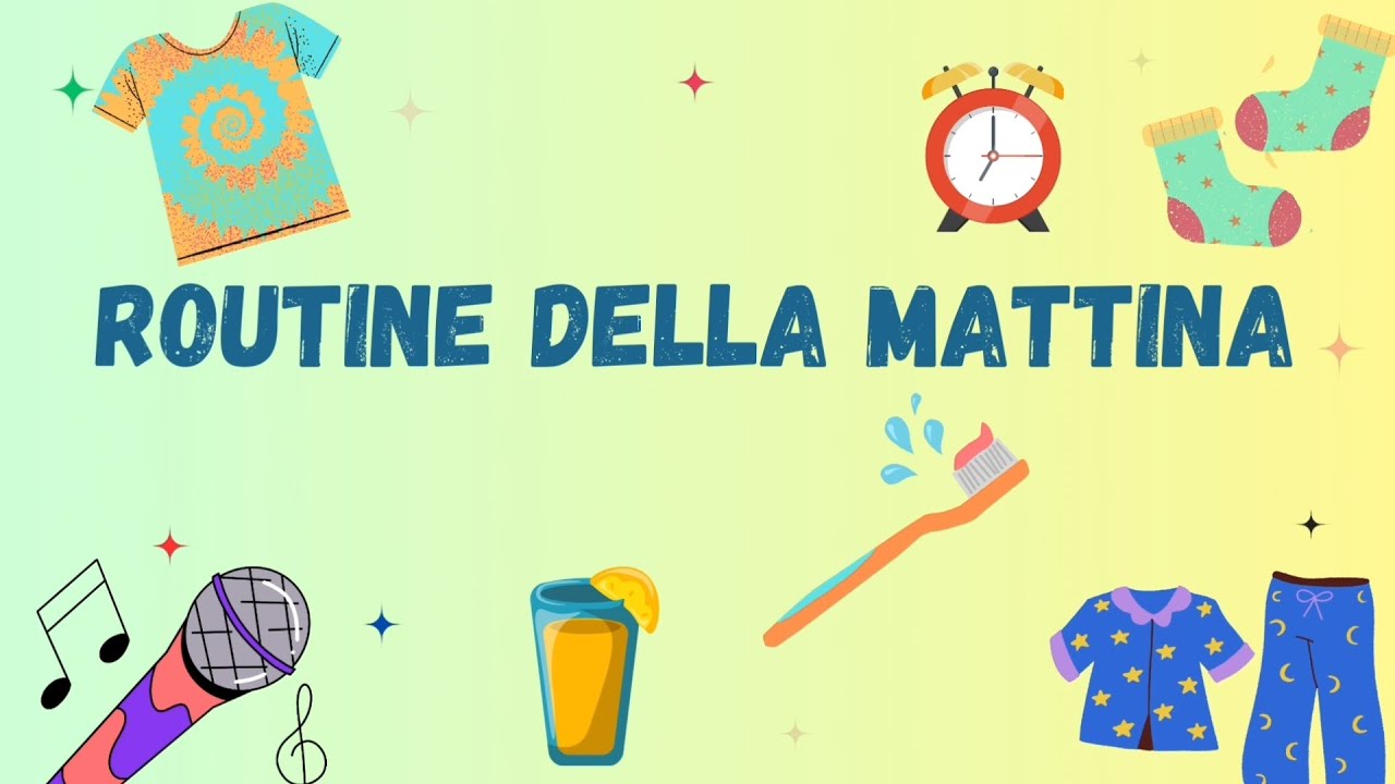 ROUTINE DELLA MATTINA - Canzoncina per imparare a vestirsi - YouTube