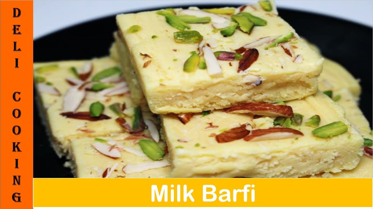 Easy Milk Barfi Recipe | Doodh Ki Mithai | Instant Milk Powder Recipe ...
