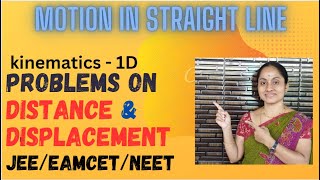 kinematics 1D||problems on distance u0026 displacement ... | Doovi
