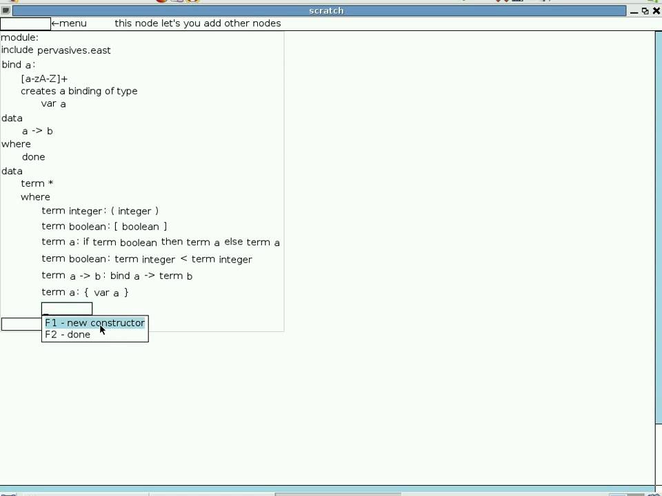 Lambda calculus with type inference in Eastwest - YouTube