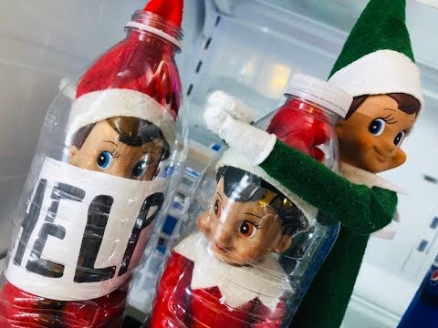 Elf STUCK INSIDE A WATER BOTTLE - YouTube