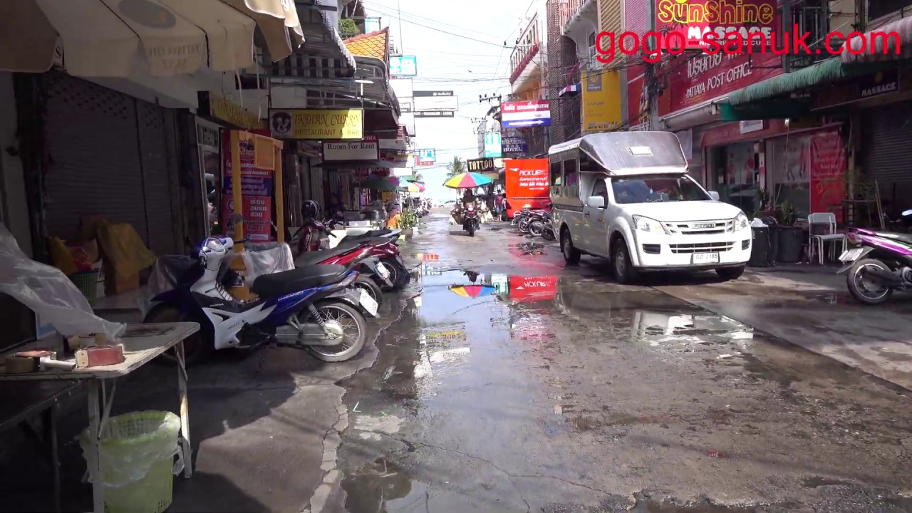 Beach Road Soi13/2 and Soi13/1-October 2019 Pattaya Travel Morning Time ...
