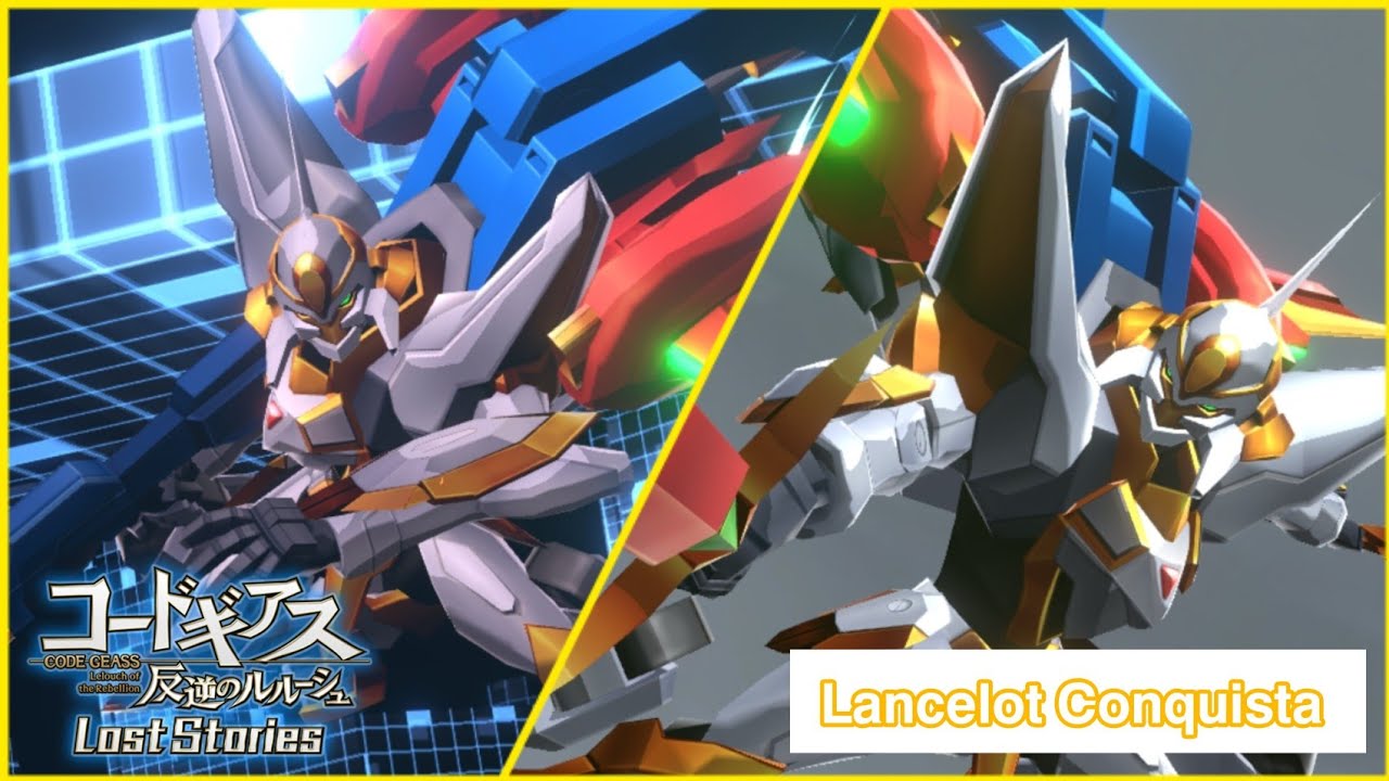 Code Geass Lost Stories KnightMareSkill: Lancelot Conquista - YouTube