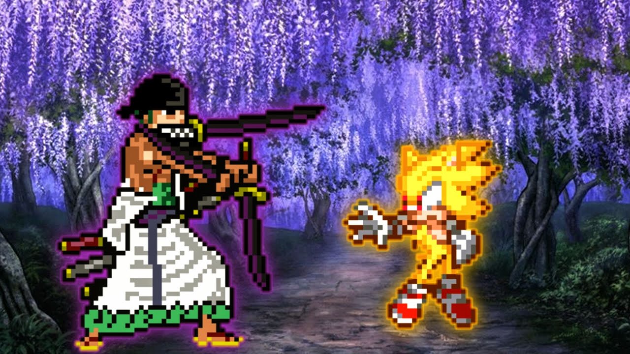 Wano Zoro VS Sonic Chaos OP in Jump Force Mugen - YouTube