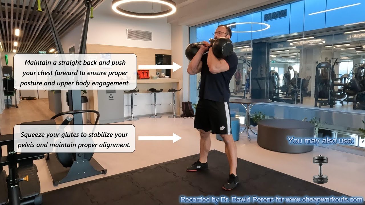 Dual kettlebell front rack hold - YouTube