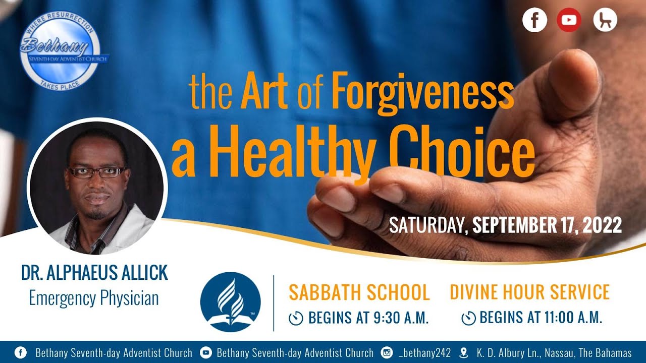 Sabbath September 17, 2022 @ 11:00AM - Dr. Alphaeus Allick, "The Art of ...
