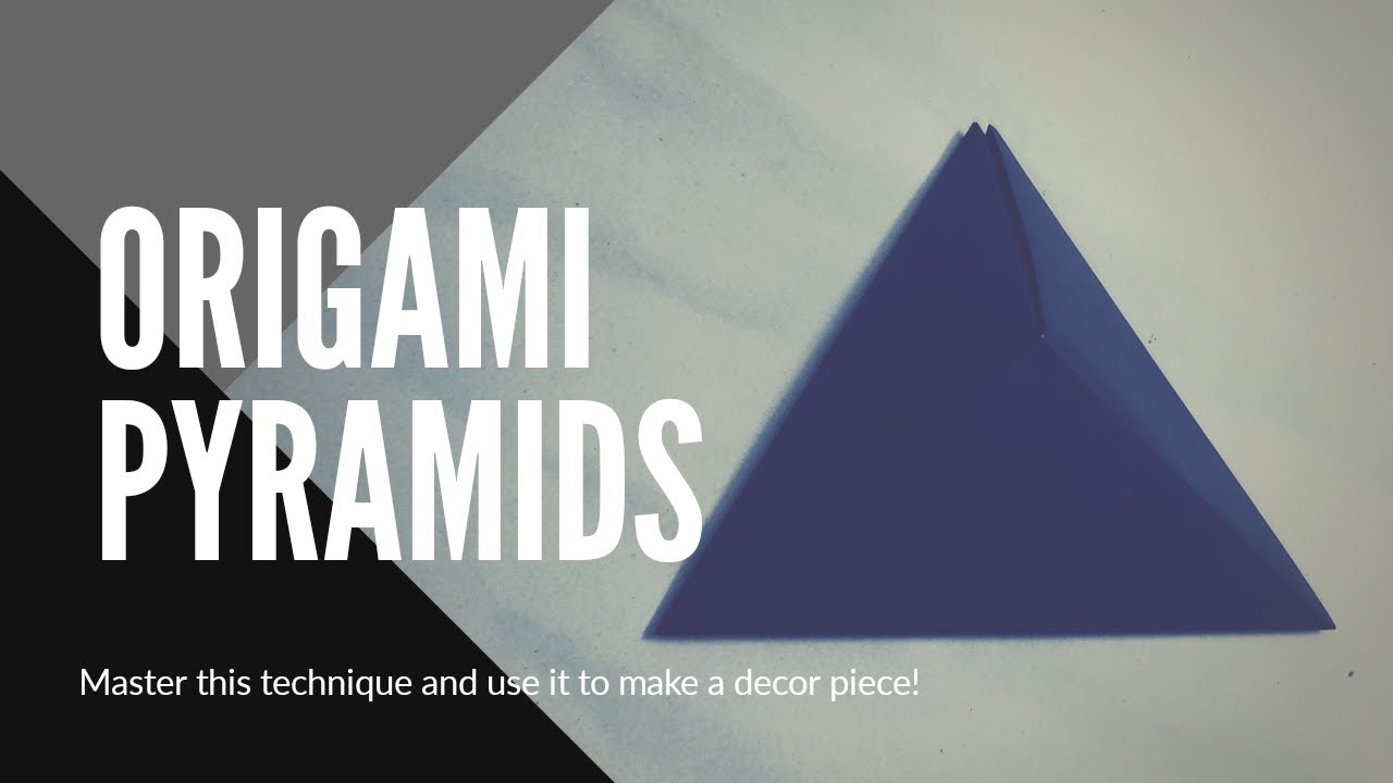 Origami Pyramids || DIY Room Decor || Decor Ideas in Budget - YouTube