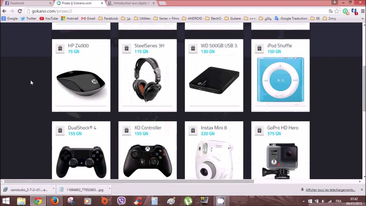 شرح موقع Gokano في دقيقتين لربح الهدايا فقط بجمع النقاط 2015 - YouTube