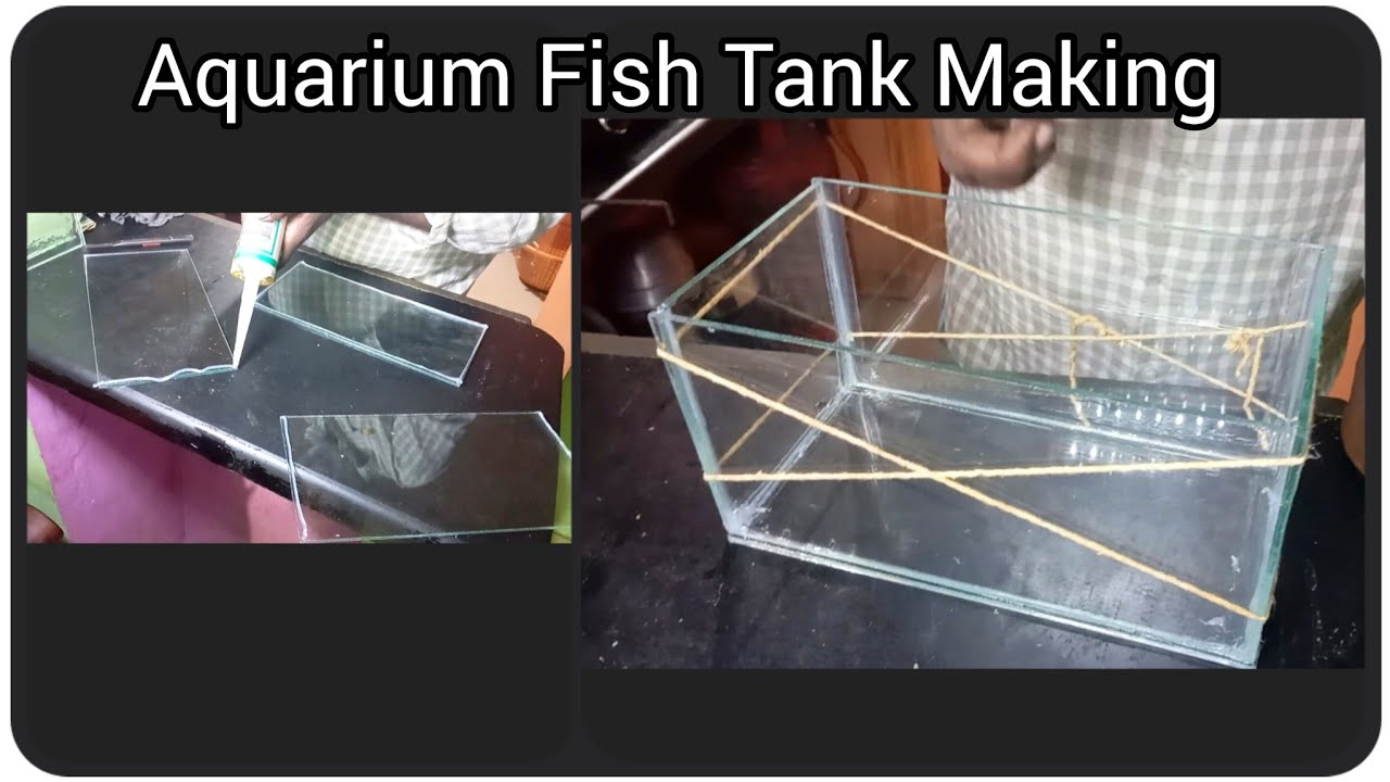 Aquarium Tank making | Fish tank making video #aquarium # ...