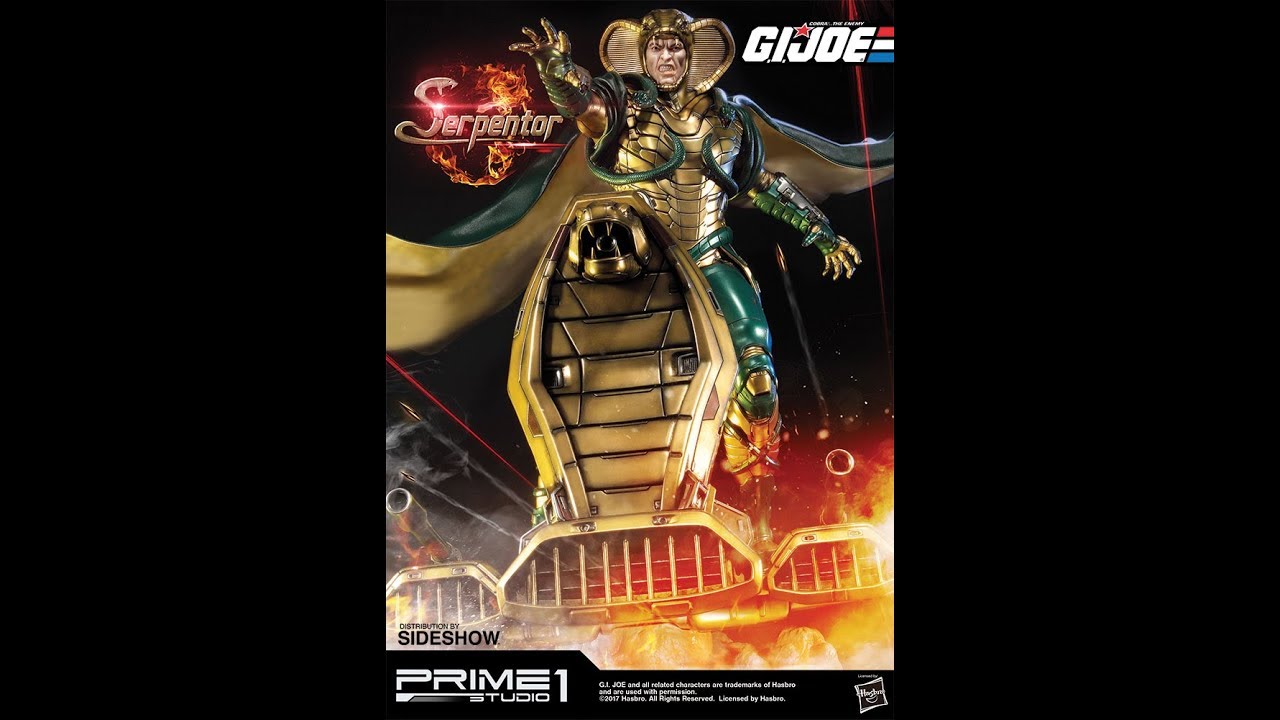 PRIME1 Studios Serpentor Exclusive Statue Unboxing - YouTube