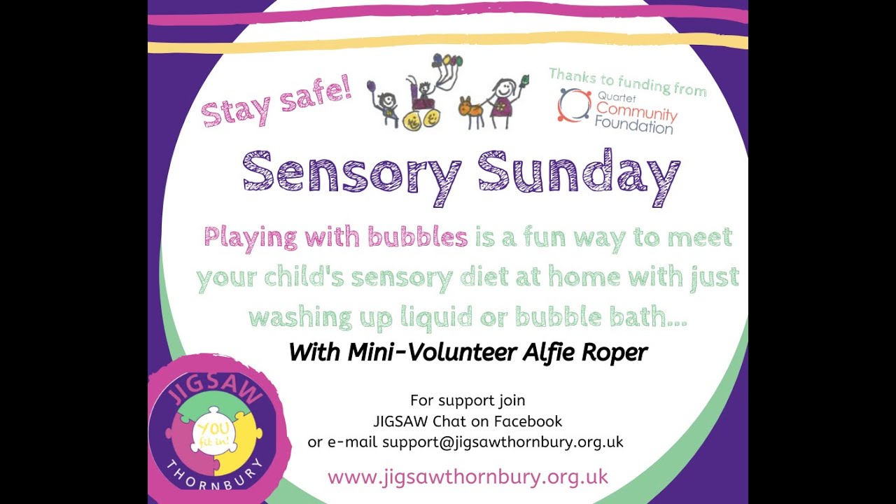 Sensory Sunday - Playing with bubbles - YouTube