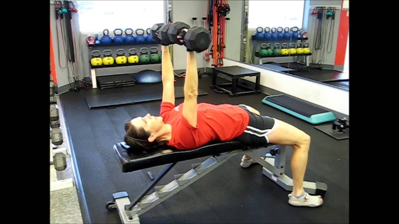 Pectoral, Bench Presses, Dumbbell - YouTube