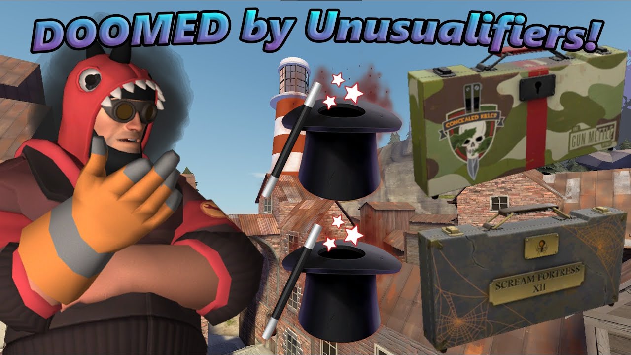 TF2 Unboxing: 100 Skin Cases! Doomed by Unusualifiers!? - YouTube