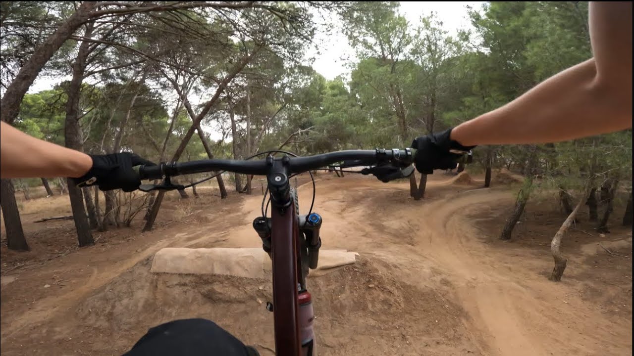 Riding big jumps at tangari BMX park - YouTube